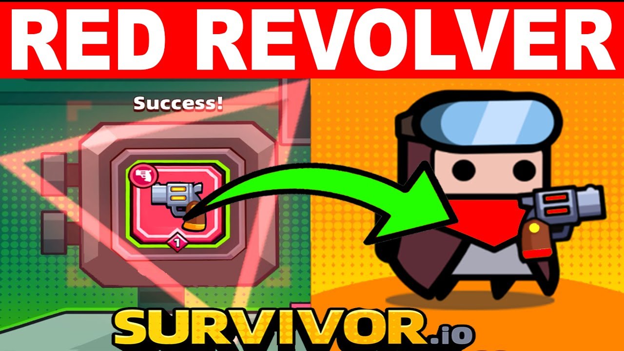 Survivor.io Red Revolver Gameplay - Legendary Revolver - YouTube