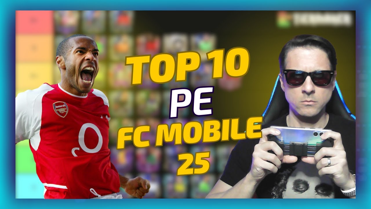 🏆TOP 10 PE FC MOBILE 25! 🔥 TIER LIST DOS MELHORES PONTAS ESQUERDAS - FC ...