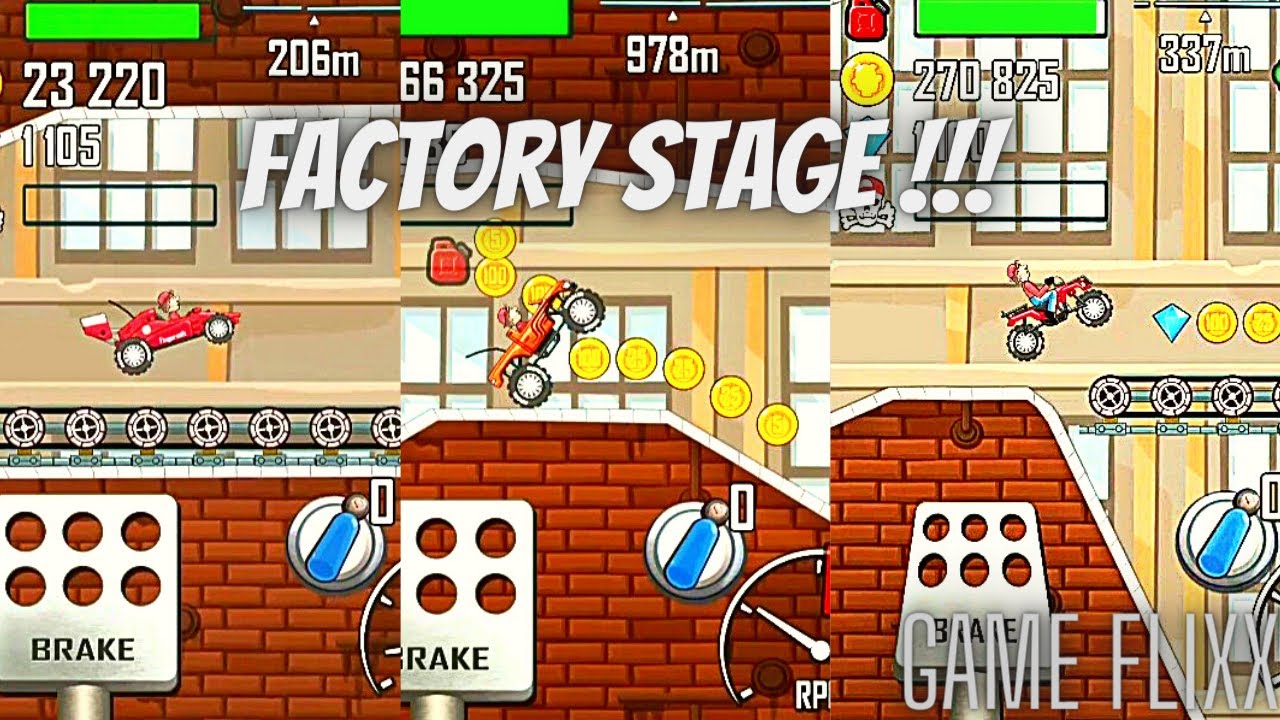 Hill Climb Racing Factory Stage !! Is this difficult? - YouTube