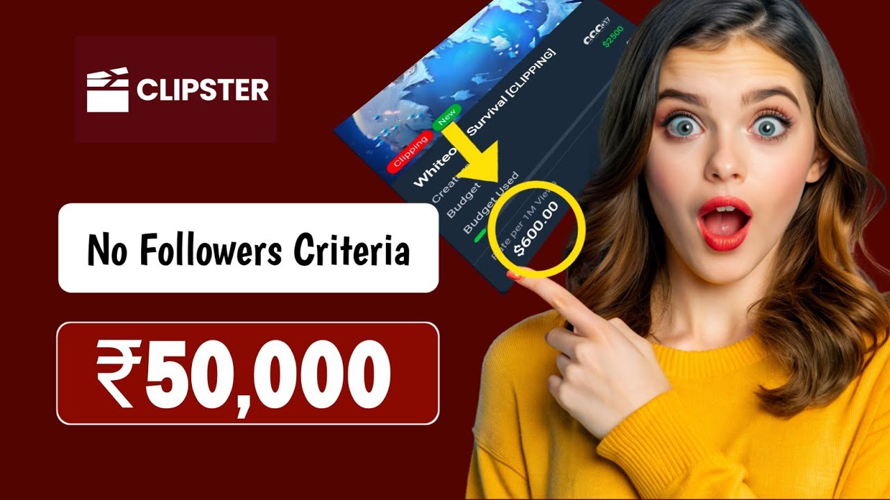Whiteout Cliping Campaign | Clipster New sponsorship | No Followers ...