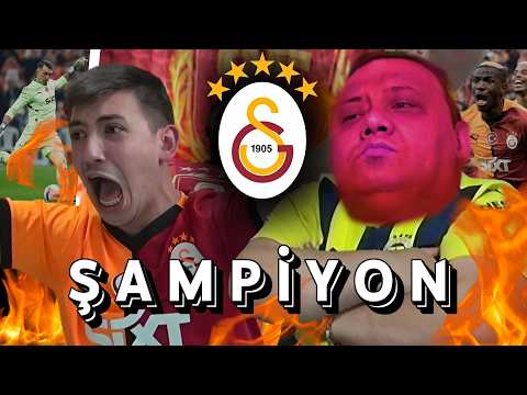 🏆GALATASARAY'IN ŞAMPİYON OLDUĞU AN! ⭐⭐⭐⭐⭐
