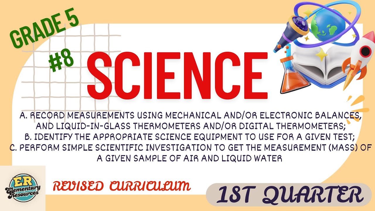Science 5 1st Quarter #8 Quiz-Reviewer-Grade 5 - YouTube