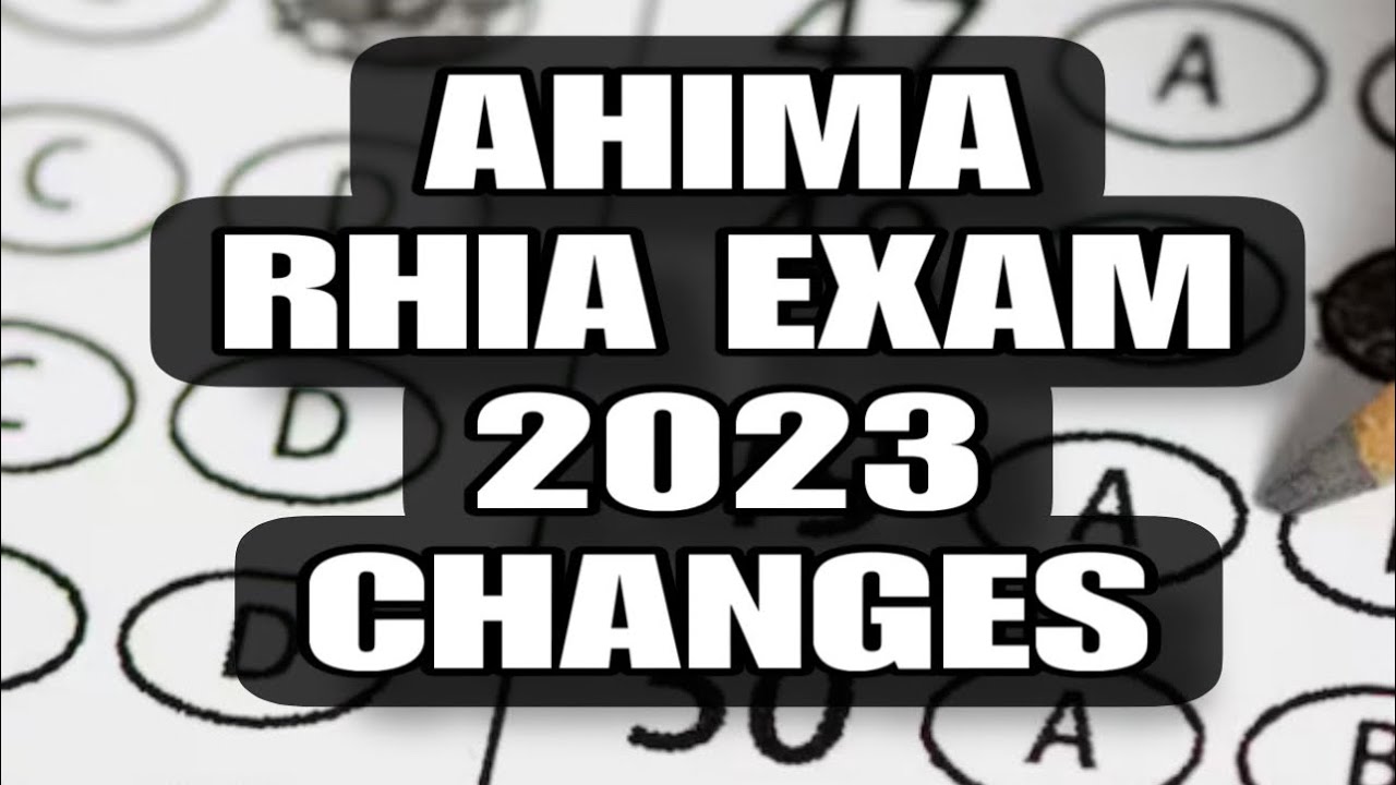 HOW TO PREPARE FOR THE RHIA EXAM | WHATS New + GET READY | TIPS AND ...