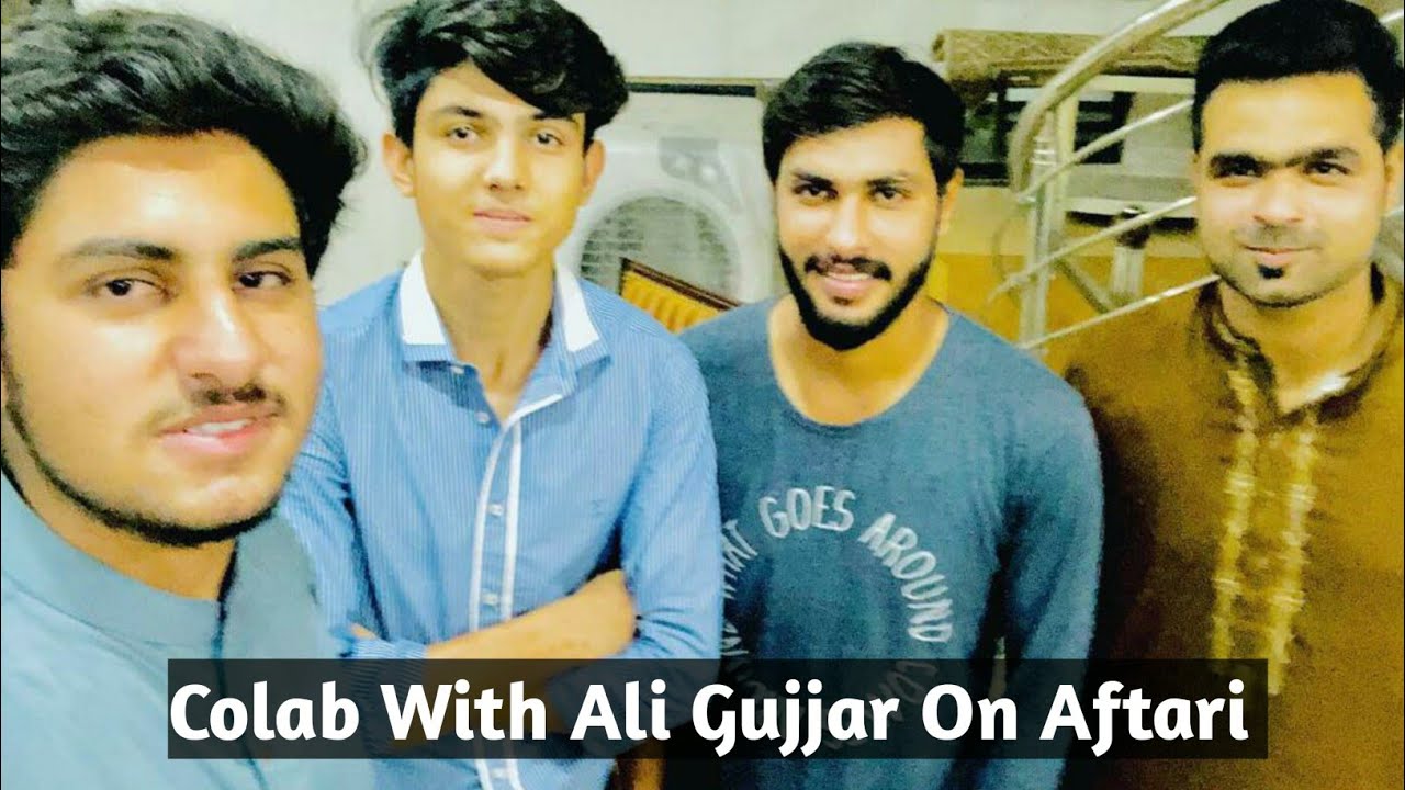 First Vlog |With Ali Gujjar|Cricketer|On Aftari Expert Men - YouTube
