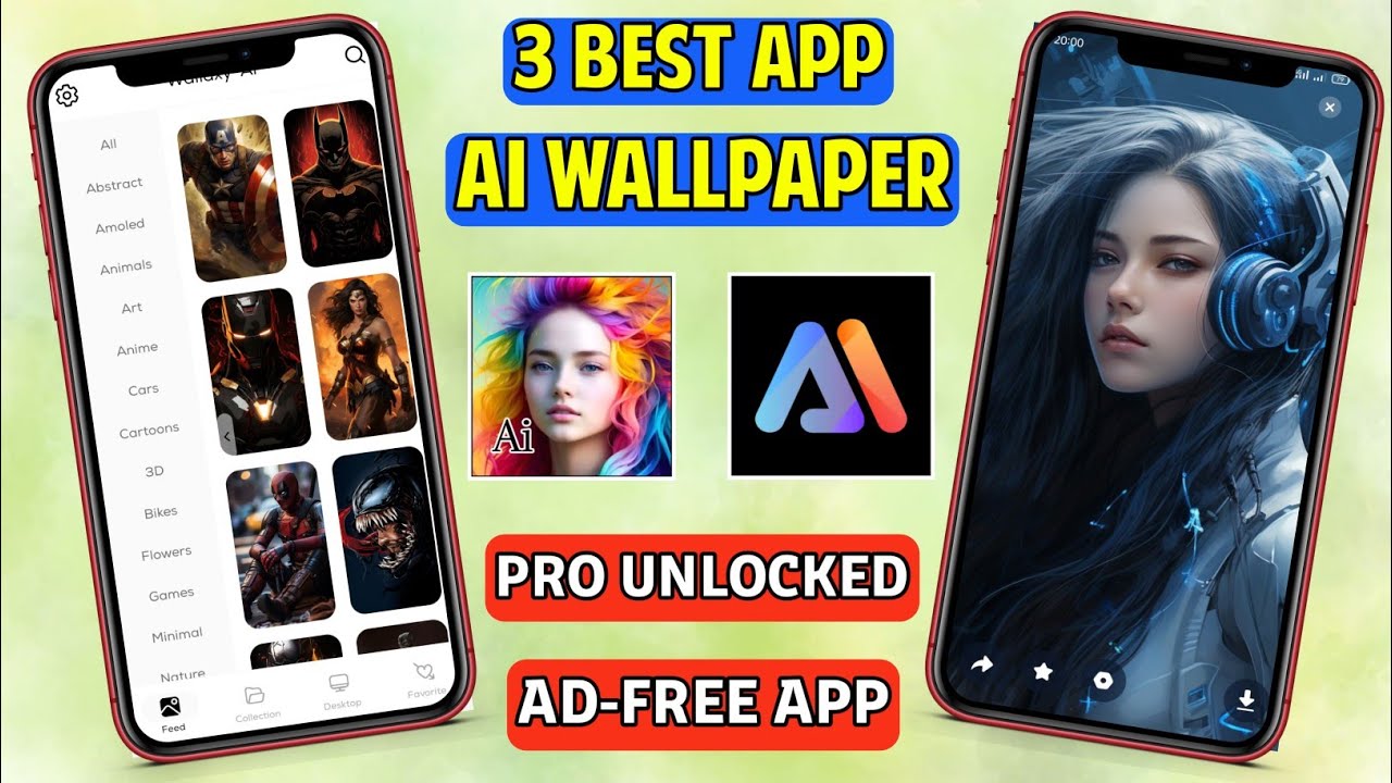 3 Best AI Wallpaper Apps For Android - YouTube