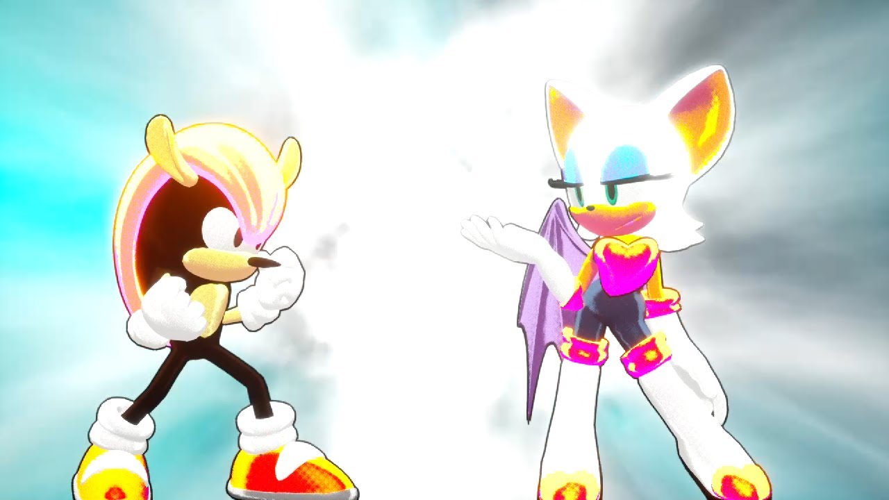 MIGHTY vs ROUGE (Hardest Difficulty) Sonic Smackdown -PC - YouTube