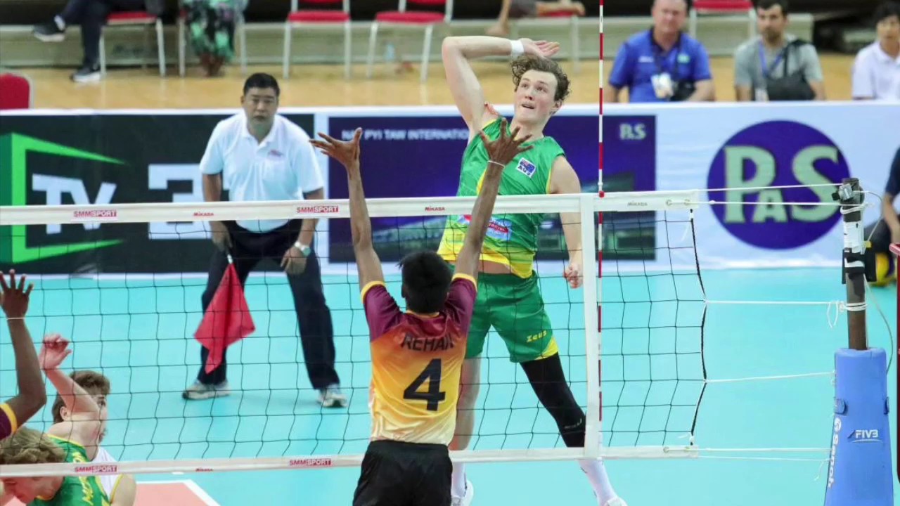 ETHAN GARRETT - ASIAN U23 VOLLEBALL CHAMPIONSHIPS HIGHLIGHTS - YouTube