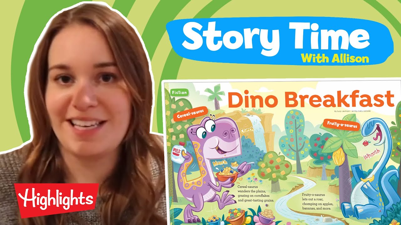 Dinosaur Breakfast | Story Time with Allison | Highlights High Five ...