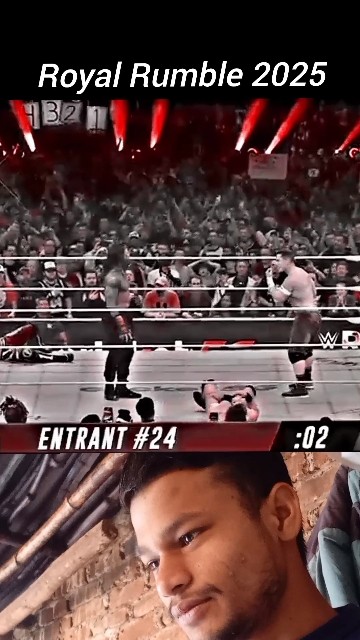 Royal Rumble me first bar hi Face to Face Roman Reigns & John Cena ...