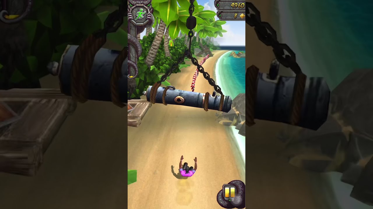 Temple run 2 Wall obstacle glitch - YouTube