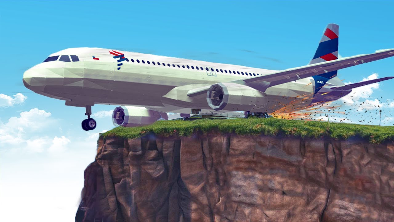 NOT Enough Runway On The Plane - Will It Fly? Engines Failed Airplane ...