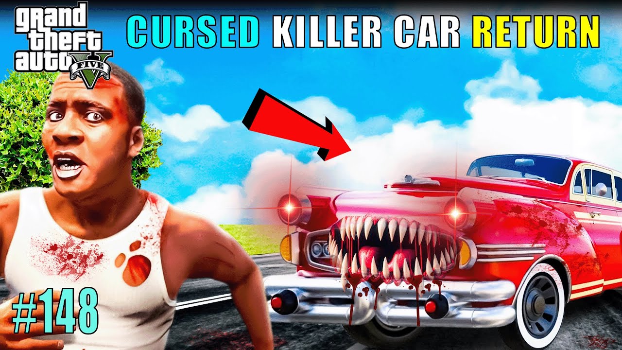 Cursed Killer Car Attacked Franklin And Shinchan in GTA 5 | GAMEPLAY ...