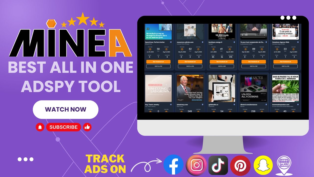 Minea Ads - The Best All In One Adspy Tool to Find your winner fast ...