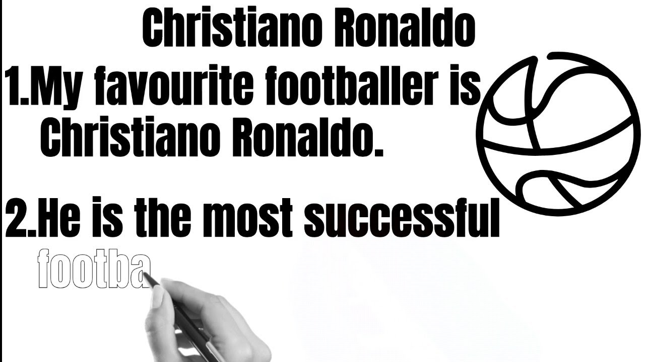 10 lines on Christiano Ronaldo||Christiano Ronaldo ⚽⚽⚽||essay on ...