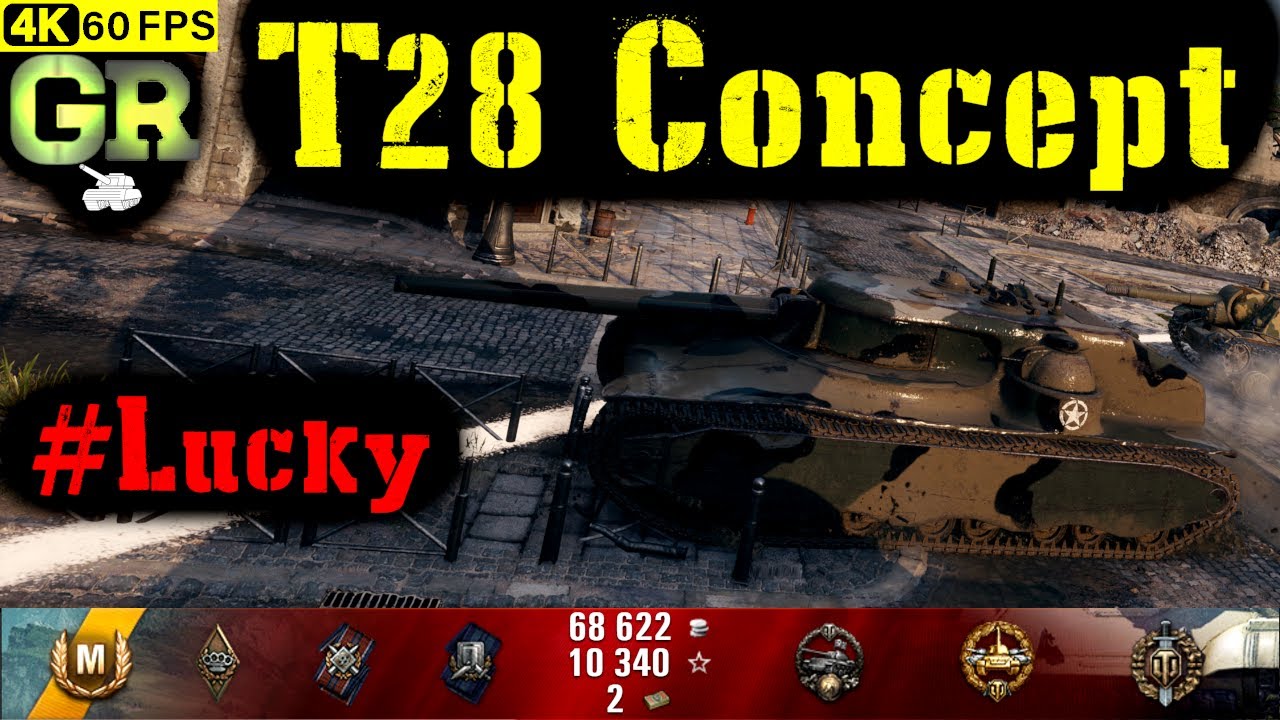 World of Tanks T28 Concept Replay - 7 Kills 5.1K DMG(Patch 1.4.1) - YouTube