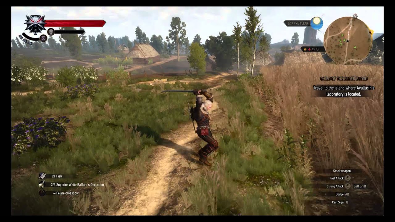 Scoia'tael Sword Overview Witcher 3 - YouTube