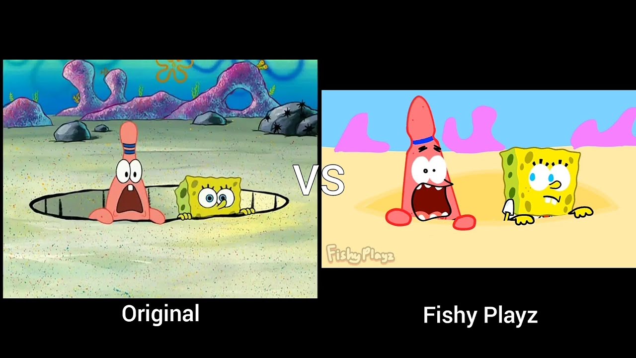 SpongeBob "Finland!" Part 9 (Scene Comparisons) - YouTube