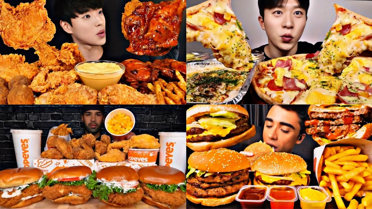 ASMR Best Fast Food Mukbang: Crispy, Crunchy, and Oh So Satisfying ...