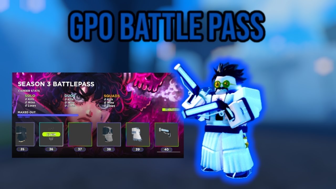 Gpo Season 3 Battle Pass Showcase [Gpo] - YouTube