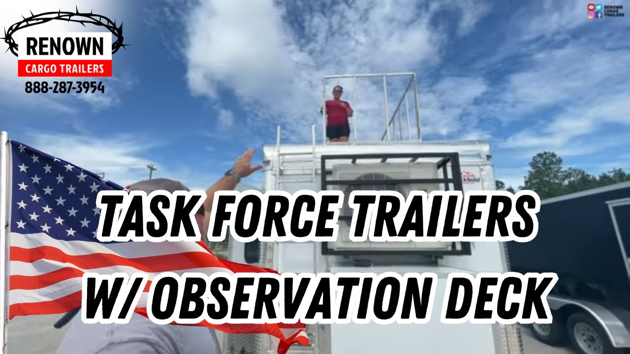 Inside Look: Task Force Trailers Walkthrough at Rock Solid Plant with Renown Cargo Trailers ...