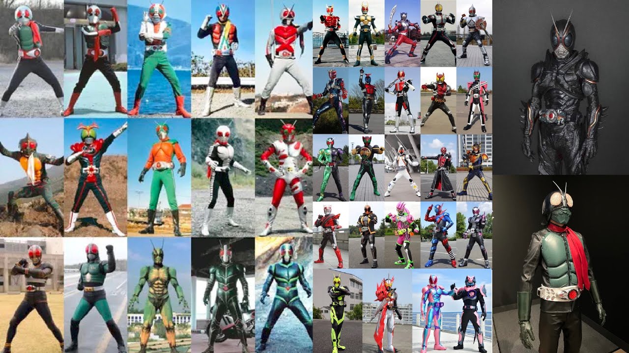 My Opinions on All the Primary Kamen Riders Base Form - YouTube