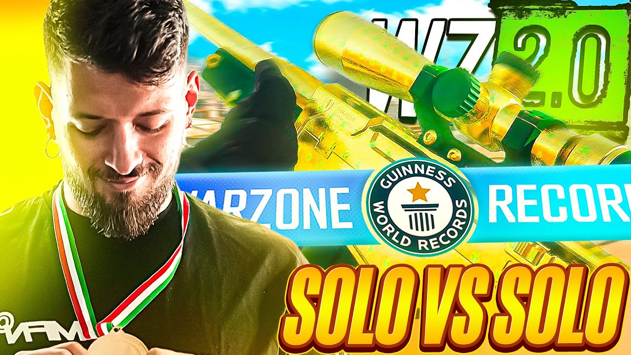 Guinness world record solo vs solo (44 KILLS ) [WARZONE 2 ] - YouTube