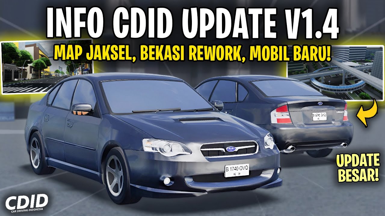 INFORMASI LENGKAP UPDATE CDID V1.4 ! MAP JAKARTA SELATAN - Car Driving ...