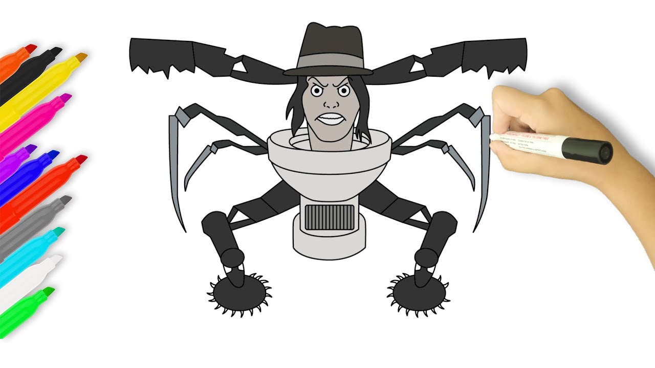 How to Draw Michael Jackson | Skibidi Toilet - YouTube