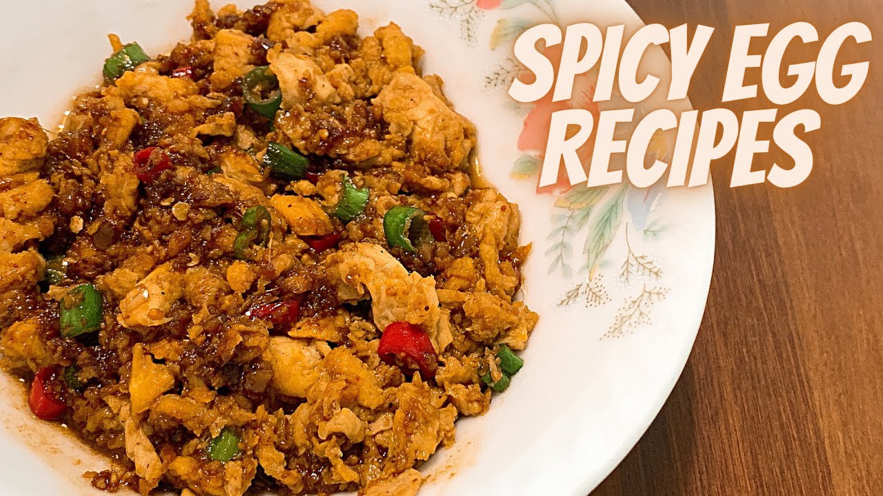 SPICY SCRAMBLED EGGS RECIPE | SPICY EGG RECIPES | HOW TO COOK SPICY EGG ...