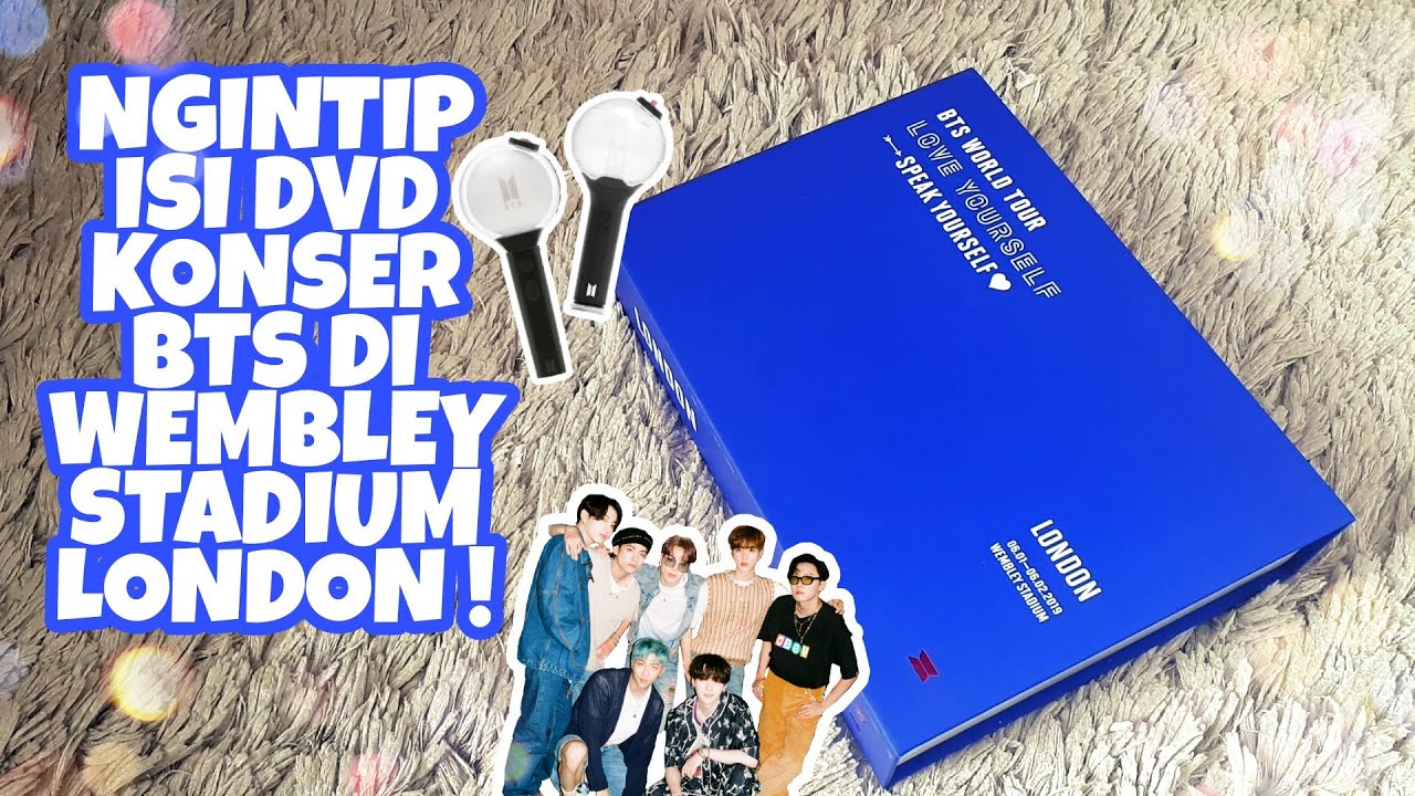 DVD BTS WORLD TOUR LOVE YOURSELF: SPEAK YOURSELF LONDON WEMBLEY STADIUM ...