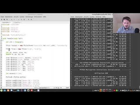 Pythia Tutorial 5: Using Multithreading with ROOT Output - YouTube