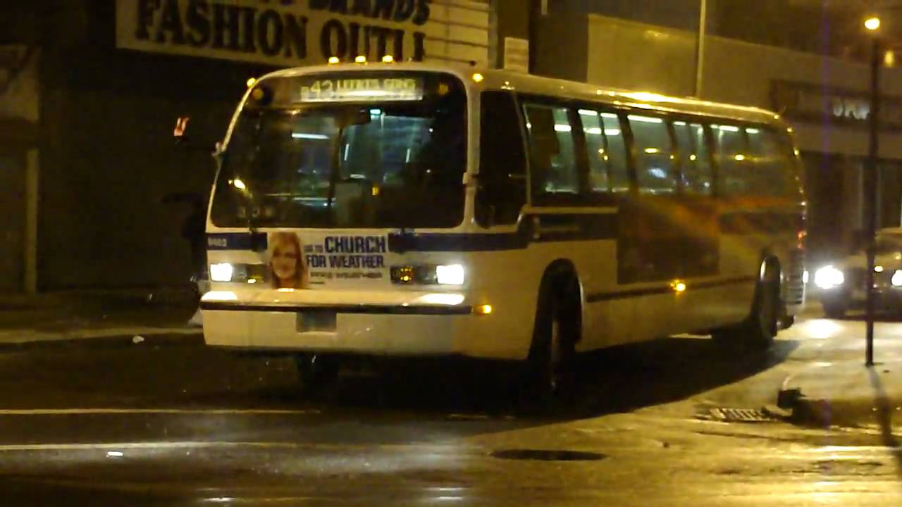 MTA NYC Bus 1998 Nova-RTS B43 Bus #9462 at Broadway-Trornton St - YouTube