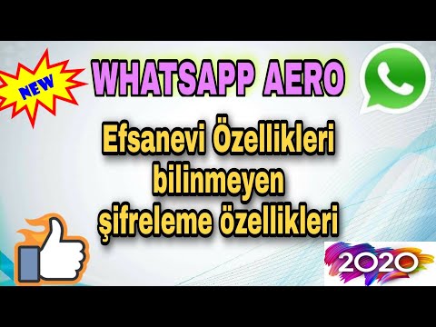 Whatsapp aero nun efsanevi mesaj şifreleme ve bir çok özellikleri
