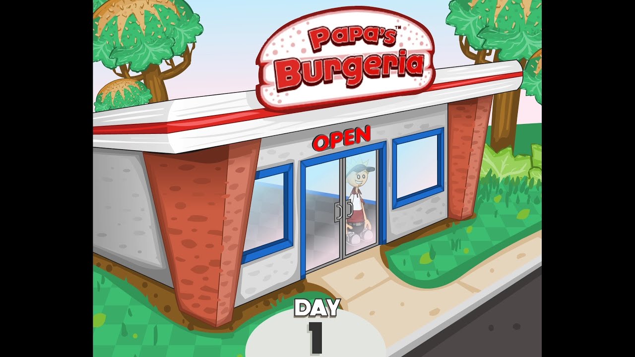 Papa's Burgeria - Day 1, Rank 1 [Tutorial] - YouTube