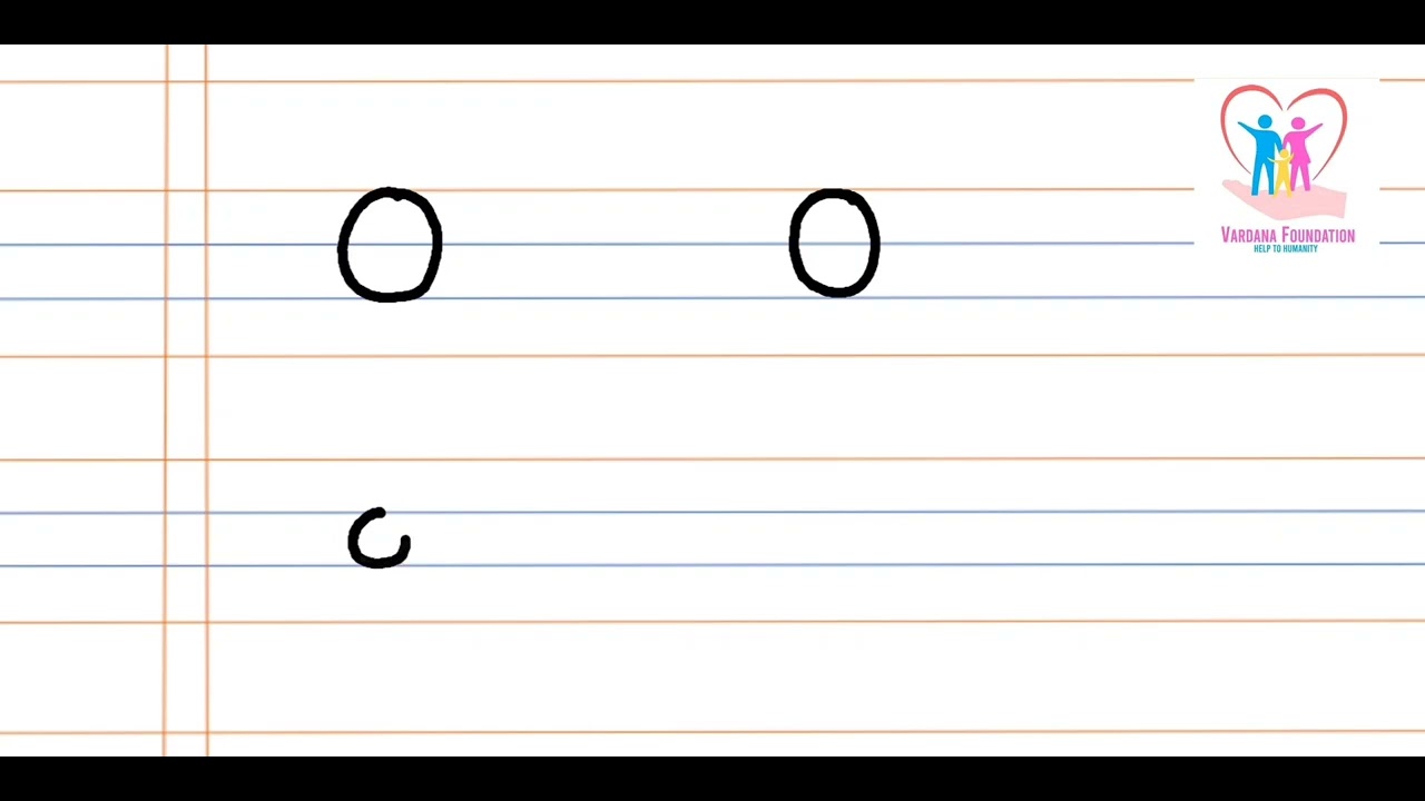 Let's learn Capital & Small Script letter O - YouTube