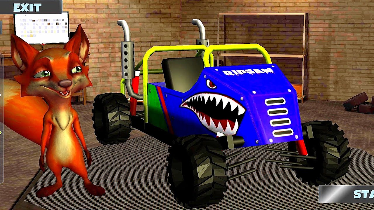 Animal Cart Racer Game - Car Driving Offroad Simulator Android Gameplay ...