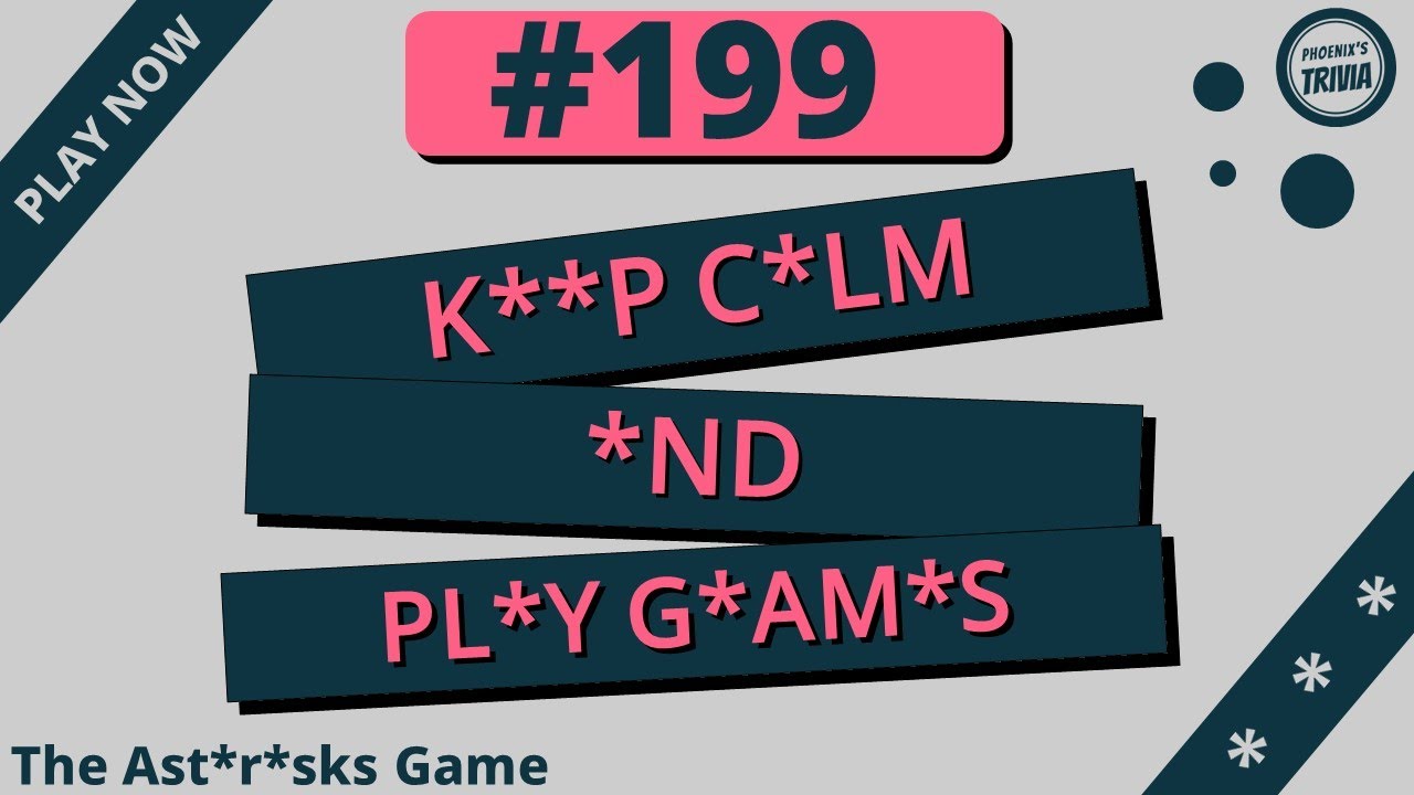 #199 The Asterisks Game - How smart are you? - Can you get 10 out of 10? Asterisk Game PLAY NOW ...