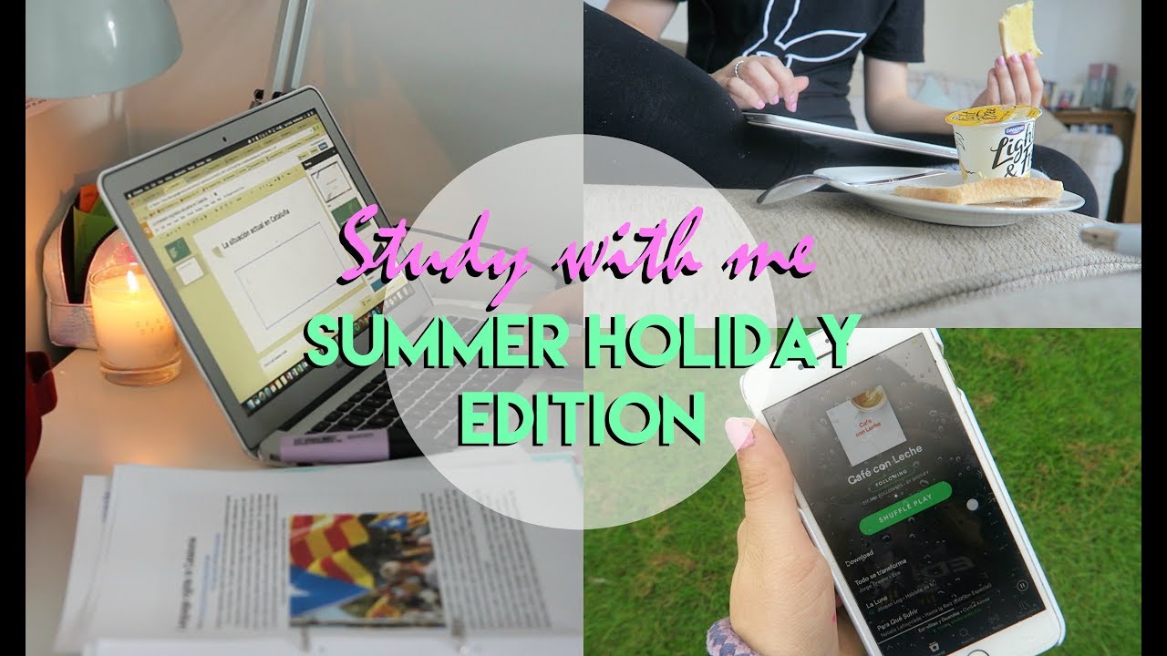 Study With Me: Summer Holiday Edition! | Eve - YouTube