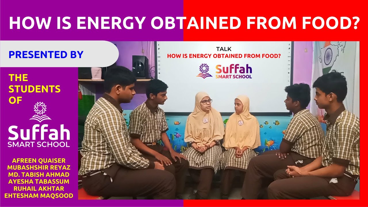 How is Energy obtained from food? | Suffah Smart School - YouTube