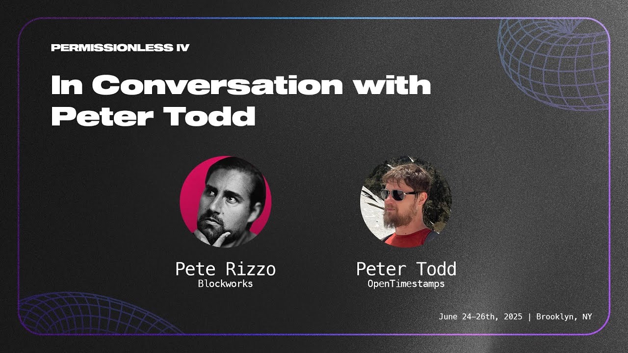In Conversation with Peter Todd | PMLS 2025 | Day 1 | Main Stage - YouTube