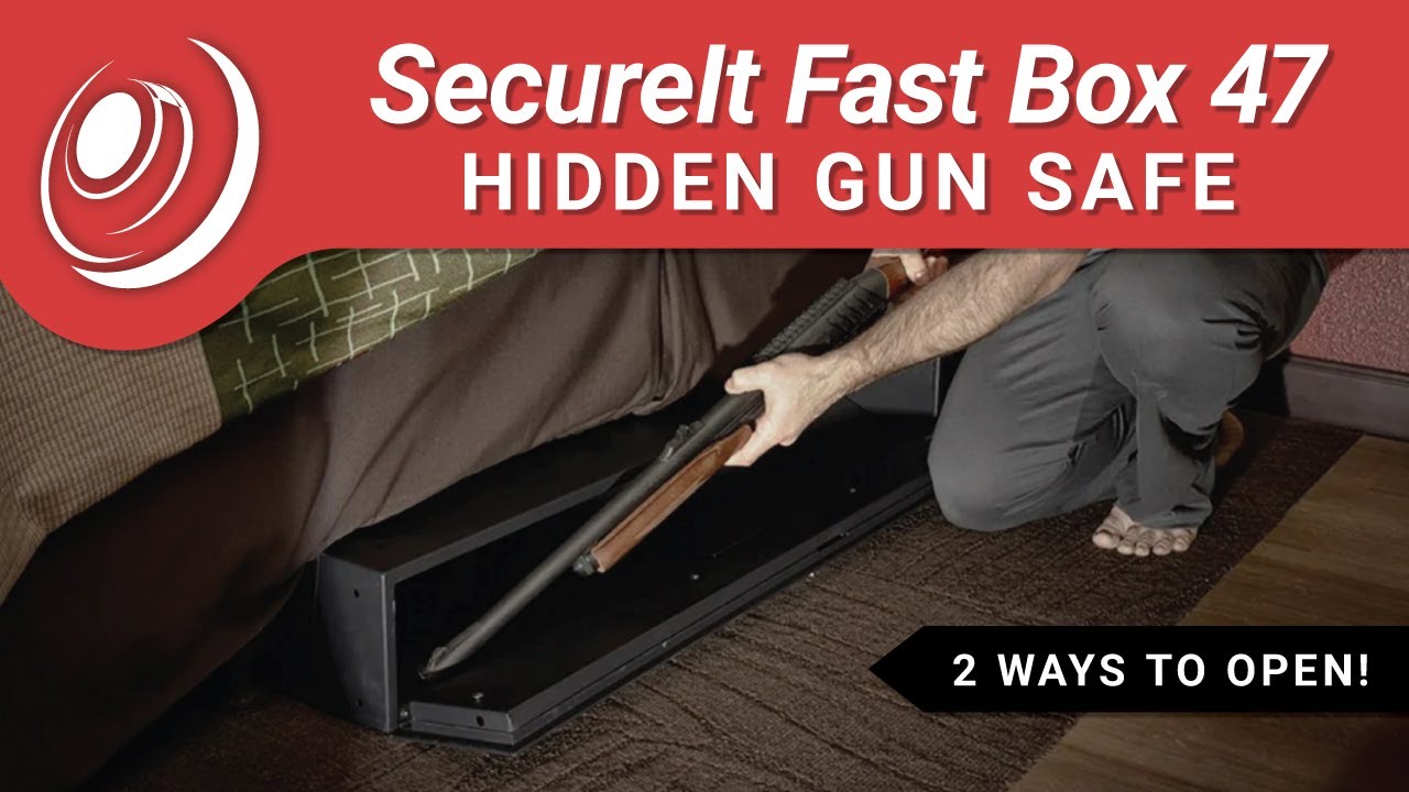 SecureIt FB-47-01 Fast Box 47 Hidden Gun Safe - YouTube