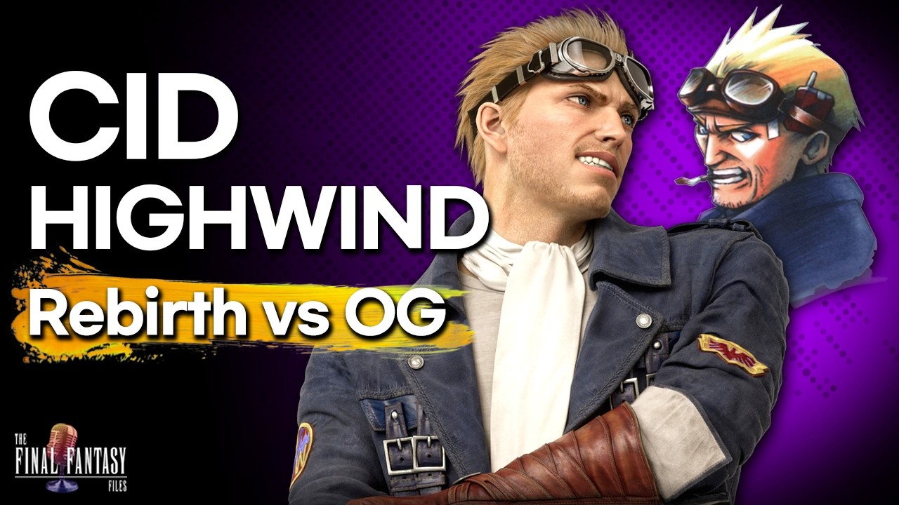 Cid Highwind's First Appearance in FF7 Rebirth Vs FF7 OG - YouTube