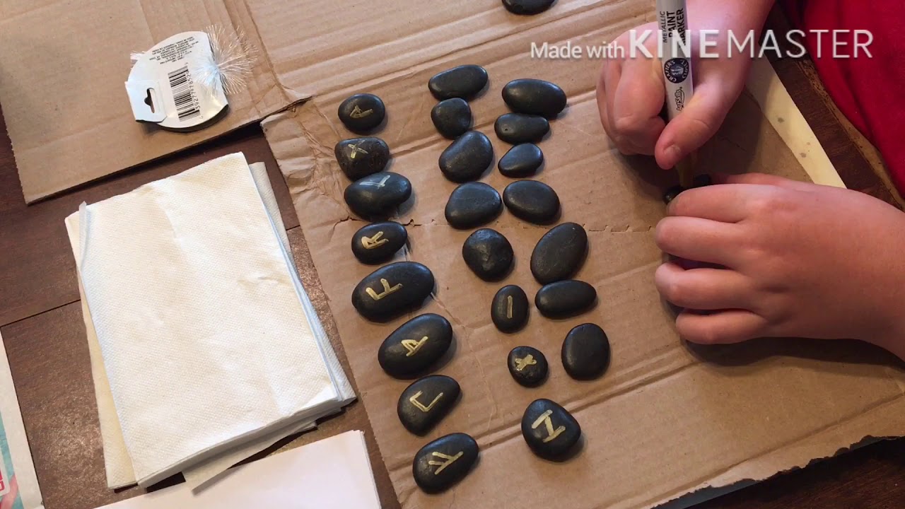 DIY Rune Rocks - YouTube