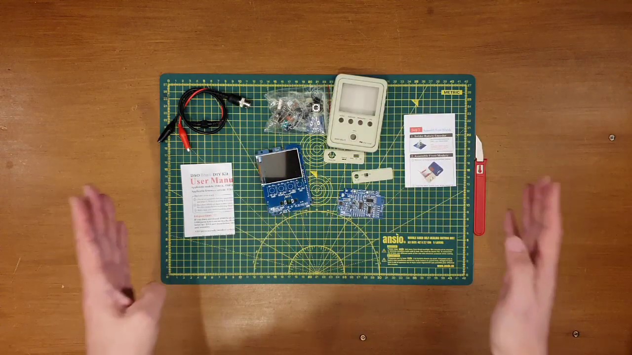 JYE Tech DSO Shell 15001K (DSO 150) DIY Oscilloscope Kit - QuickVid - YouTube