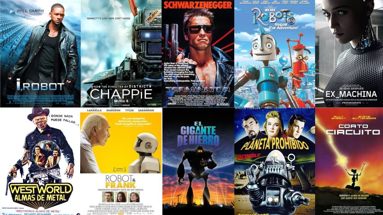 TOP MEJORES PELÍCULAS DE ROBOTS ¡¡HORA DE LA ROBÓTICA!! - YouTube