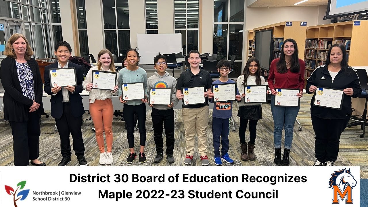 Maple Student Council 2022-23 - YouTube