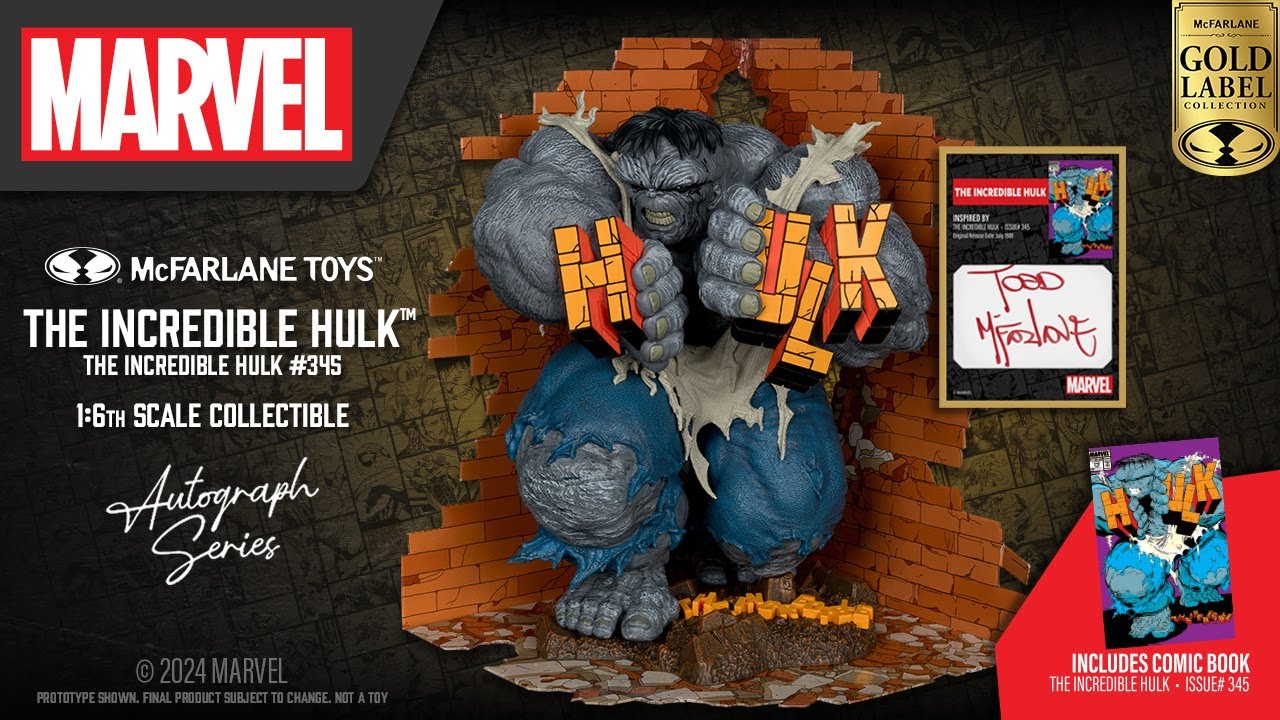 NEW Marvel™ The Incredible Hulk™ Collectible Autographed by Todd ...