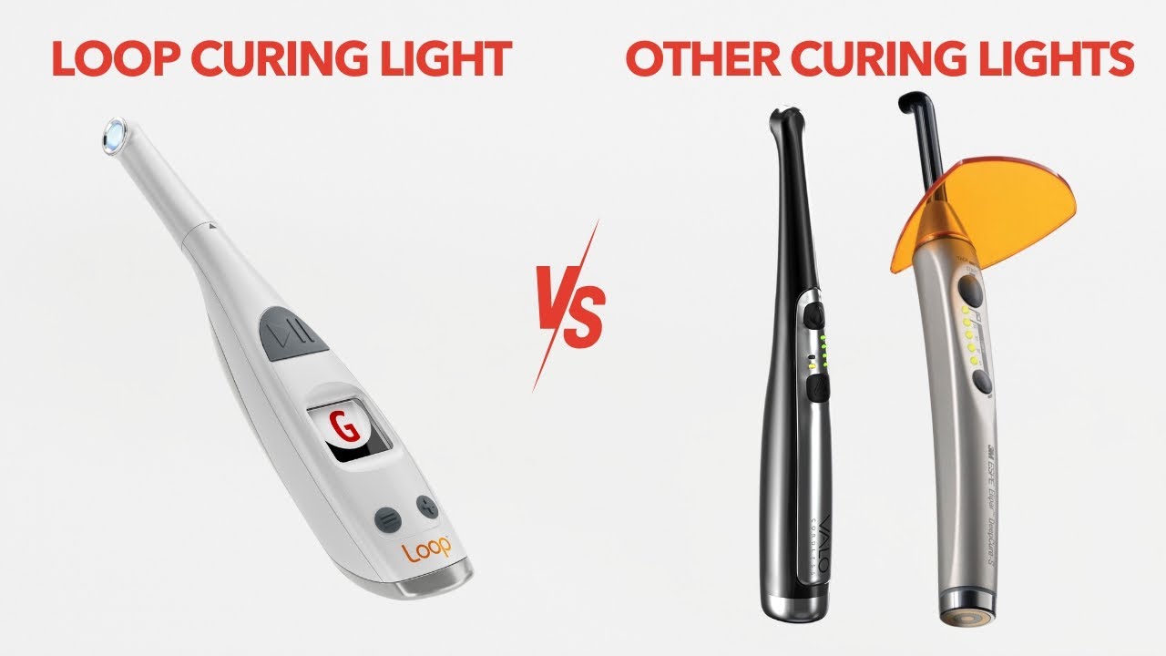 Loop Curing Light V.S Other Curing Light - YouTube