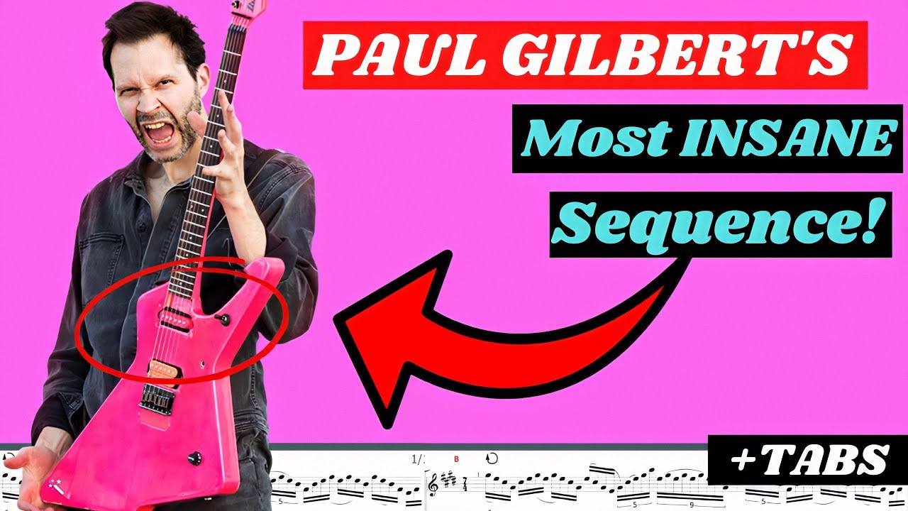 When You Turn A GUITAR SEQUENCE Into A MASTERCLASS In SHREDDING!!! PAUL ...