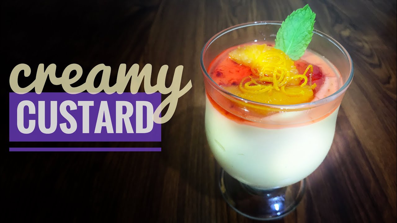 Custard Recipe // Creamy Custard - YouTube